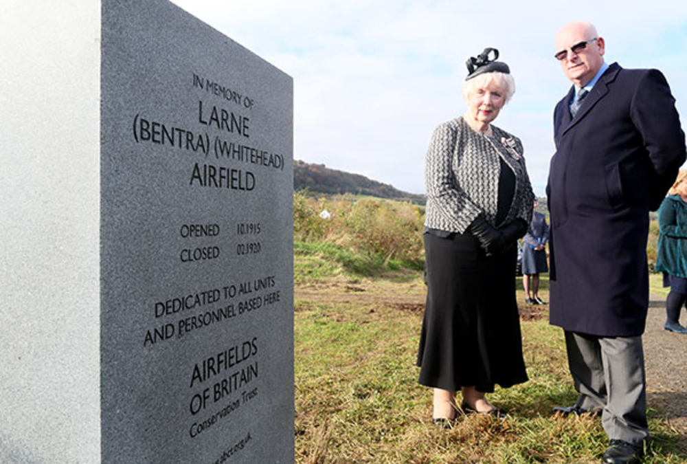 Bentra receives first official WW1 Airfield marker in Northern Ireland ...